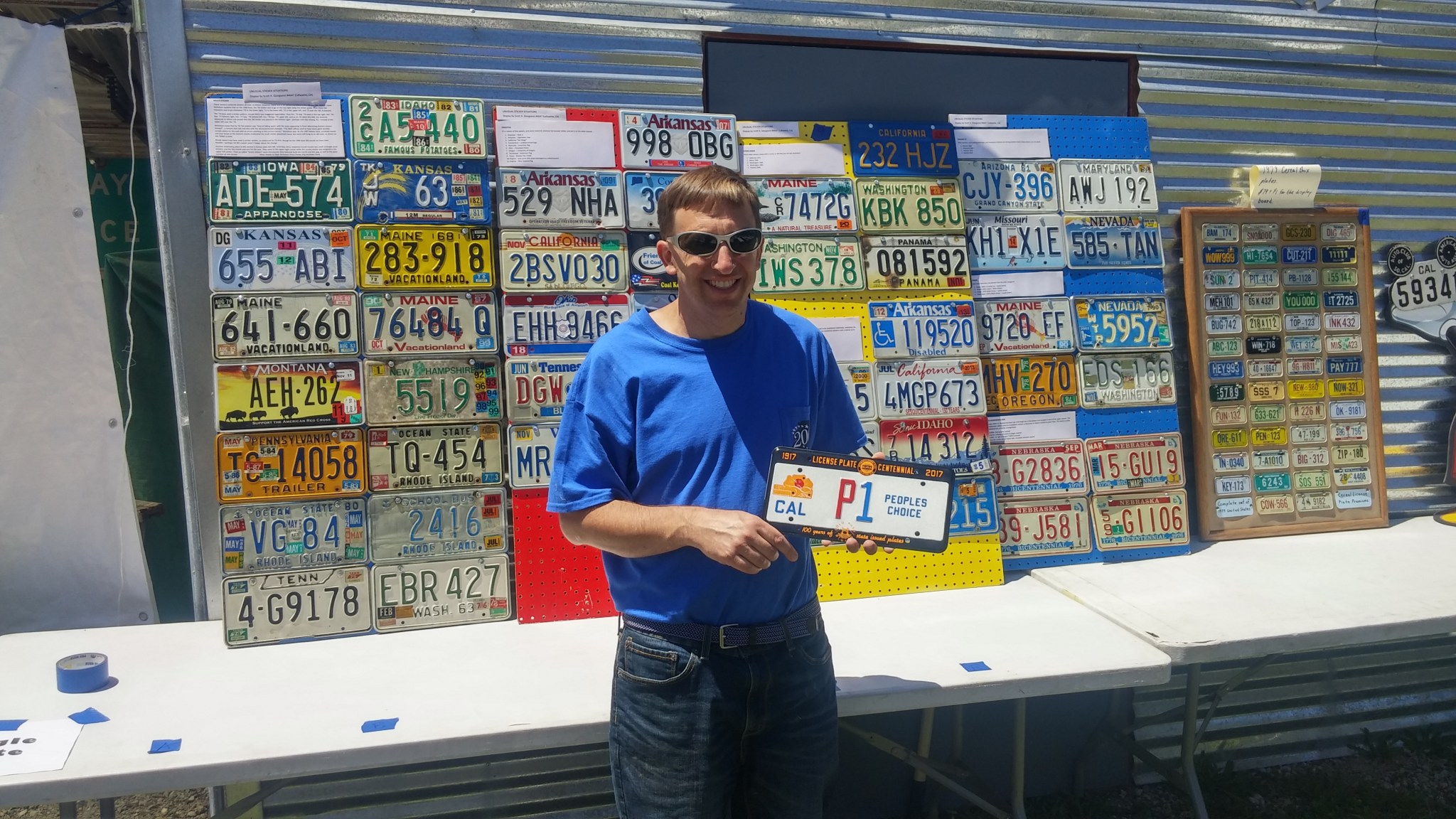 Collecting 101 – license plate room
